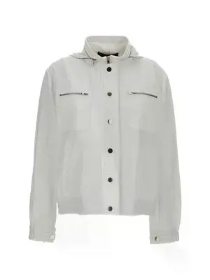 IRIE' Irie Hooded Zip-pocket Jacket - White