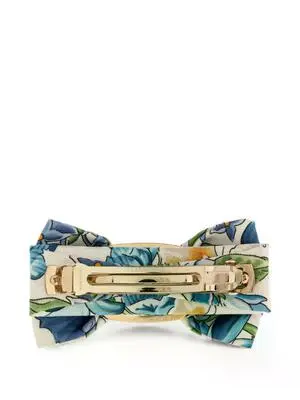 FERRAGAMO Spring-print Vara Bow Hair Clip