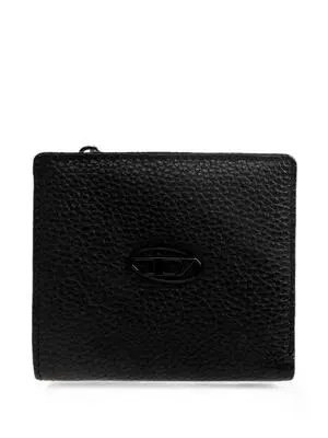 DIESEL® Hissu-evo Logo-plaque Bi-fold Wallet - Black