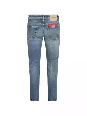 Jacob Cohen Faded-effect Whiskered Jeans