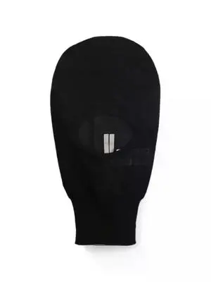 Rick Owens Skull Wool Balaclava - Black