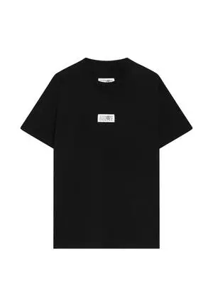 MAISON MARGIELA Logo-patch T-shirt - Black