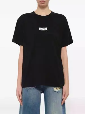 MAISON MARGIELA Logo Patch T-shirt - Black