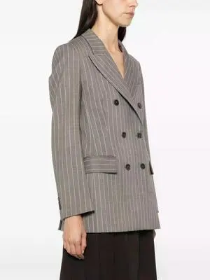 P.a.r.o.s.h Pinstripe-pattern Double-breasted Blazer