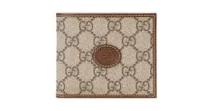 Gucci Interlocking G Bifold Wallet - Beige/ebony