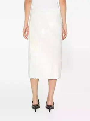 P.a.r.o.s.h Embellished Midi Skirt