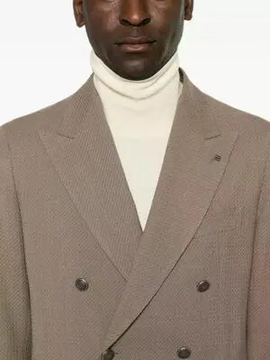 Tagliatore Double-breasted Peak-lapels Blazer