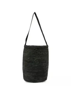 SOPHIE DIGARD Raffia Shoulder Bag - Grey
