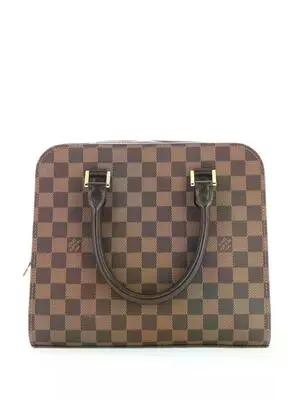 LOUIS VUITTON Triana Bag Damier Satchel - Brown