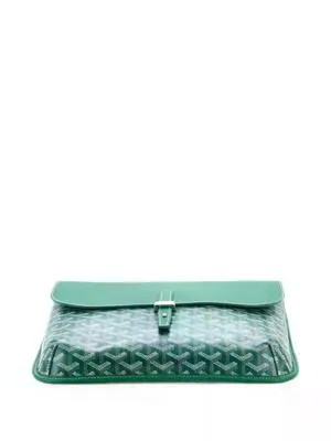 Goyard Coursier Messenger Bag In Coated Canvas And Leather