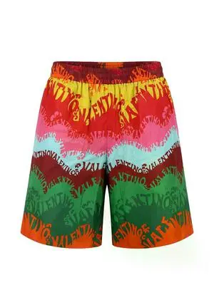 Valentino Garavani Logo-print Shorts