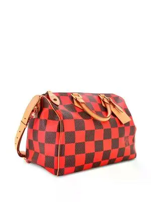 LOUIS VUITTON Speedy Bandouliere Satchel Bag - Brown