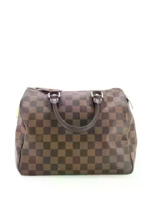 LOUIS VUITTON Speedy Handbag Damier 25 Satchel