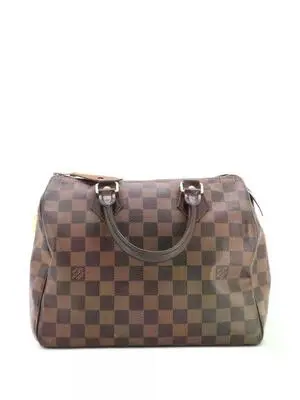 LOUIS VUITTON Speedy Satchel Handbag - Brown