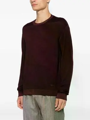 Emporio Armani Crew-neck Virgin-wool Sweater