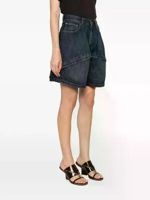 Loewe Layered-panel Jeans Shorts