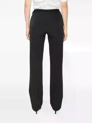 ERMANNO FIRENZE Logo Waistband Straight-leg Trousers