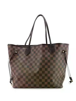 LOUIS VUITTON Neverfull Damier Mm Tote Bag - Brown