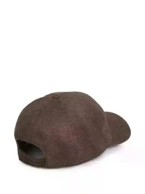 Herno Logo-plaque Flannel Cap