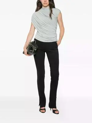 ERMANNO FIRENZE Zip-hem Slim-fit Trousers