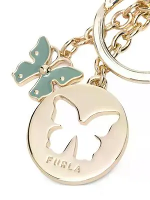 Furla Butterfly Charm Keyring