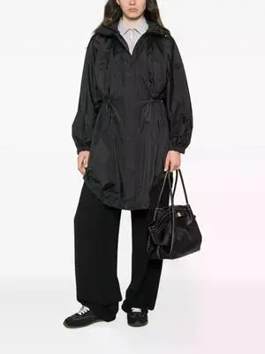 Moncler Hooded Drawstring Jacket - Black