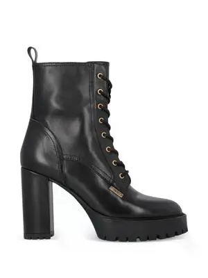 Pinko Lace-up Platform Ankle Boots