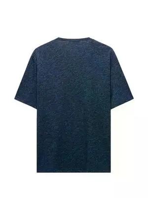 Shanghai Tang Shou Logo-embroidered T-shirt - Blue