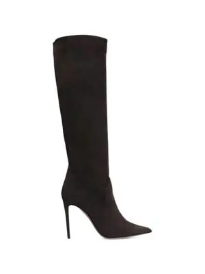 CASTAGNA Smirne Pointed-toe Stiletto-heel Boots - Brown