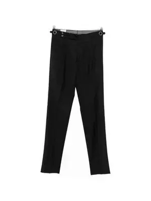 Tagliatore Buckle-detail Trousers - Black