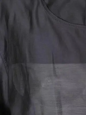 THELATEST Sheer Puff-sleeve Blouse