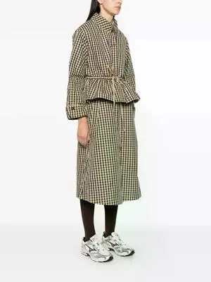 DAMSON MADDER Myrtle Trench Coat - Blue