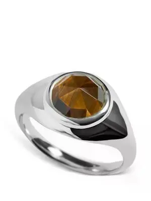 Monica Vinader Tiger's Eye Signet Ring