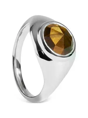 Monica Vinader Tiger's Eye Signet Ring