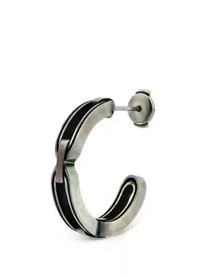 MOSAIS Sterling- Hoop Earrings - Silver