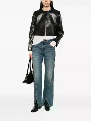 Brandon Maxwell Campbell Spiral-seam Jeans - Blue