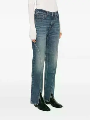 Brandon Maxwell Campbell Spiral-seam Jeans