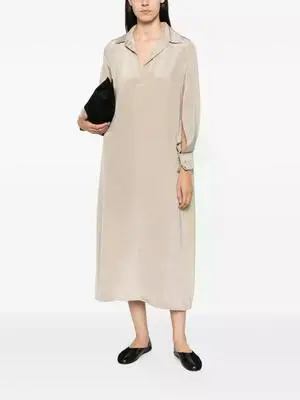 Max Mara Gambero Long-sleeve Midi Dress