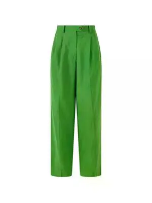 Rosie Assoulin Pleated Trousers - Green