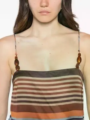 Faithfull The Brand Estrella Striped Mini Dress