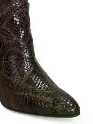 CASTAGNA Nimes Snake-effect Knee-high Boots