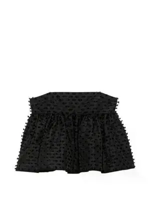 Cecilie Bahnsen Babette Fil-coupé Top - Black