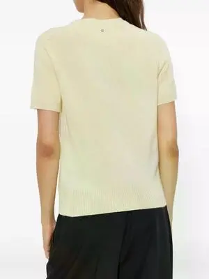 FERRAGAMO Short-sleeve Cashmere Sweater
