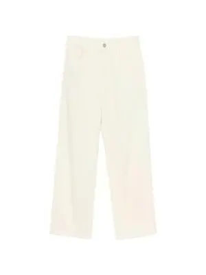 RÓHE Corduroy Cotton Trousers - Neutrals