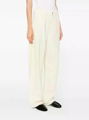 RÓHE Corduroy Cotton Trousers - Neutrals