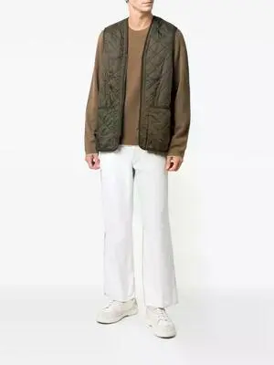 Barbour Quilted Zip-up Gilet - Green