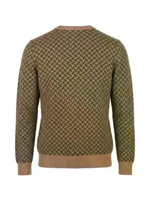 DRUMOHR Geometric-pattern Cashmere Sweater