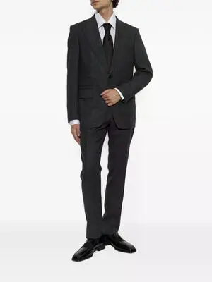 TOM FORD Check-pattern Wool Suit