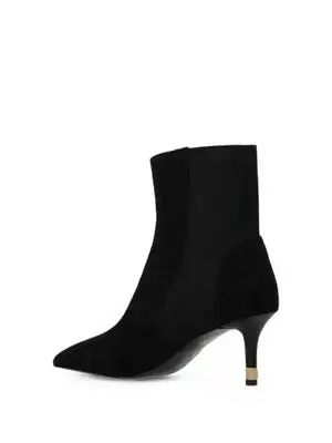Furla Aria Suede Panelled Ankle Boots