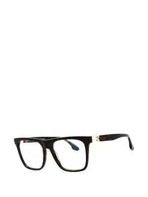 Victoria Beckham Tortoiseshell-effect Square-frame Eyeglasses